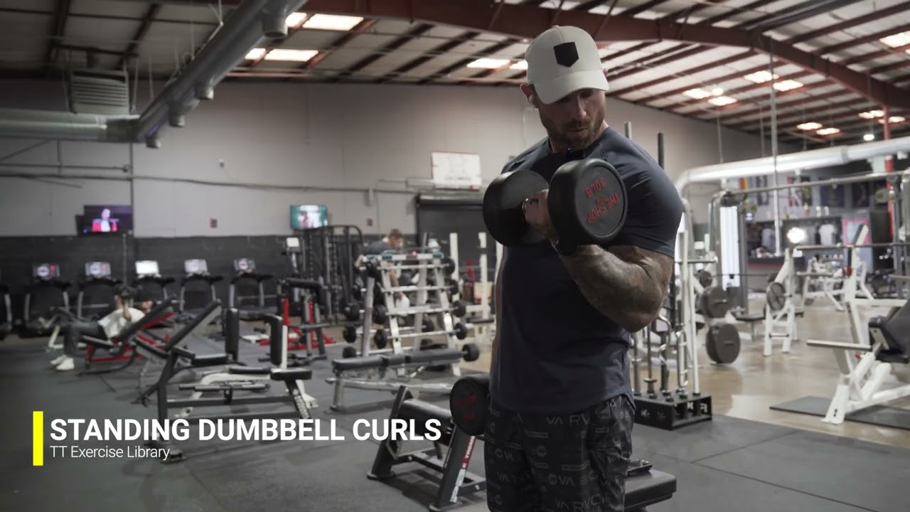 Standing Dumbbell Curls - The True Transformation