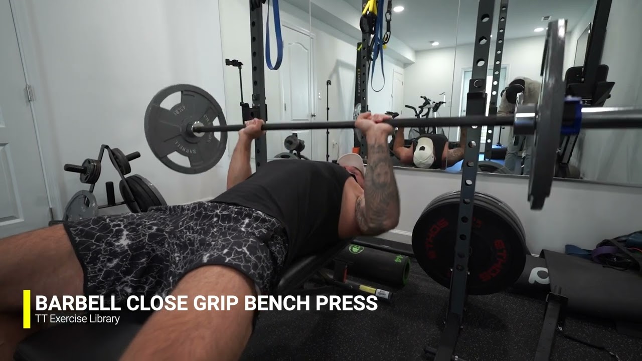 Barbell Close Grip Bench Press - The True Transformation
