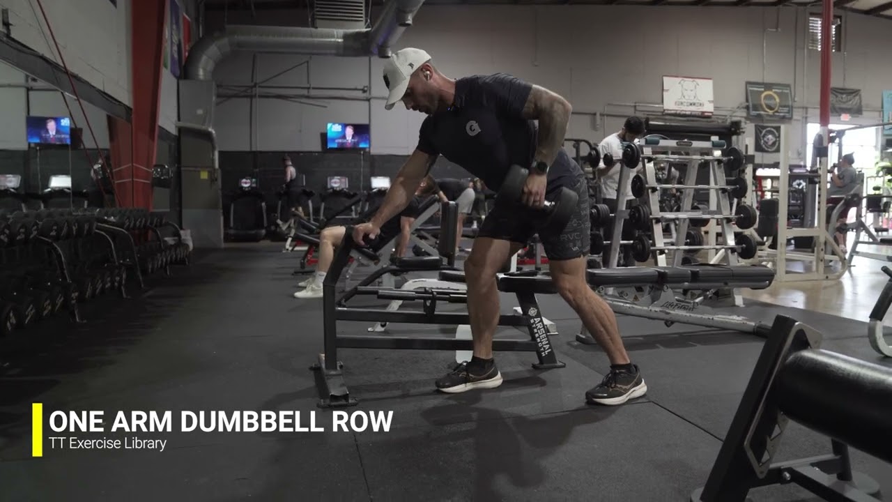 One Arm Dumbbell Row - The True Transformation