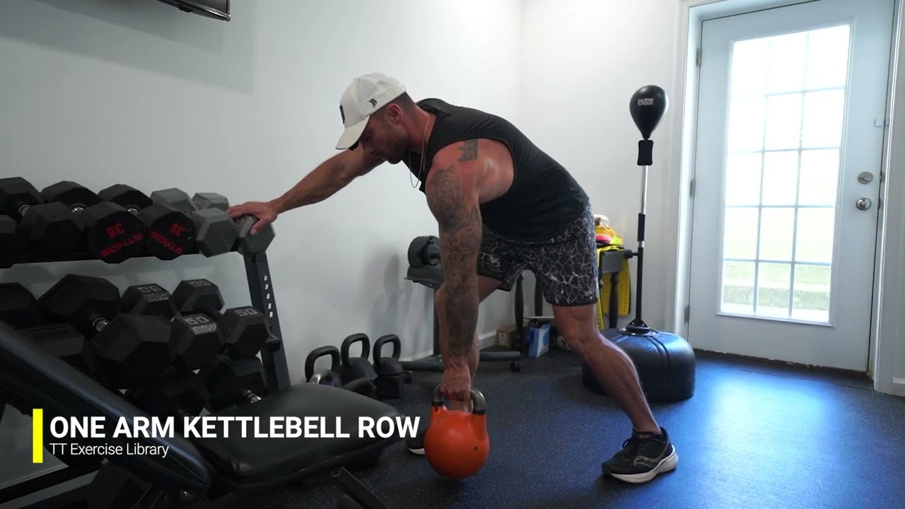 One Arm Kettlebell Row - The True Transformation