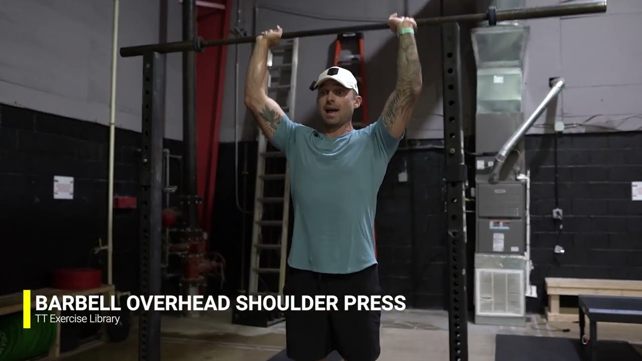 Barbell Overhead Shoulder Press - The True Transformation